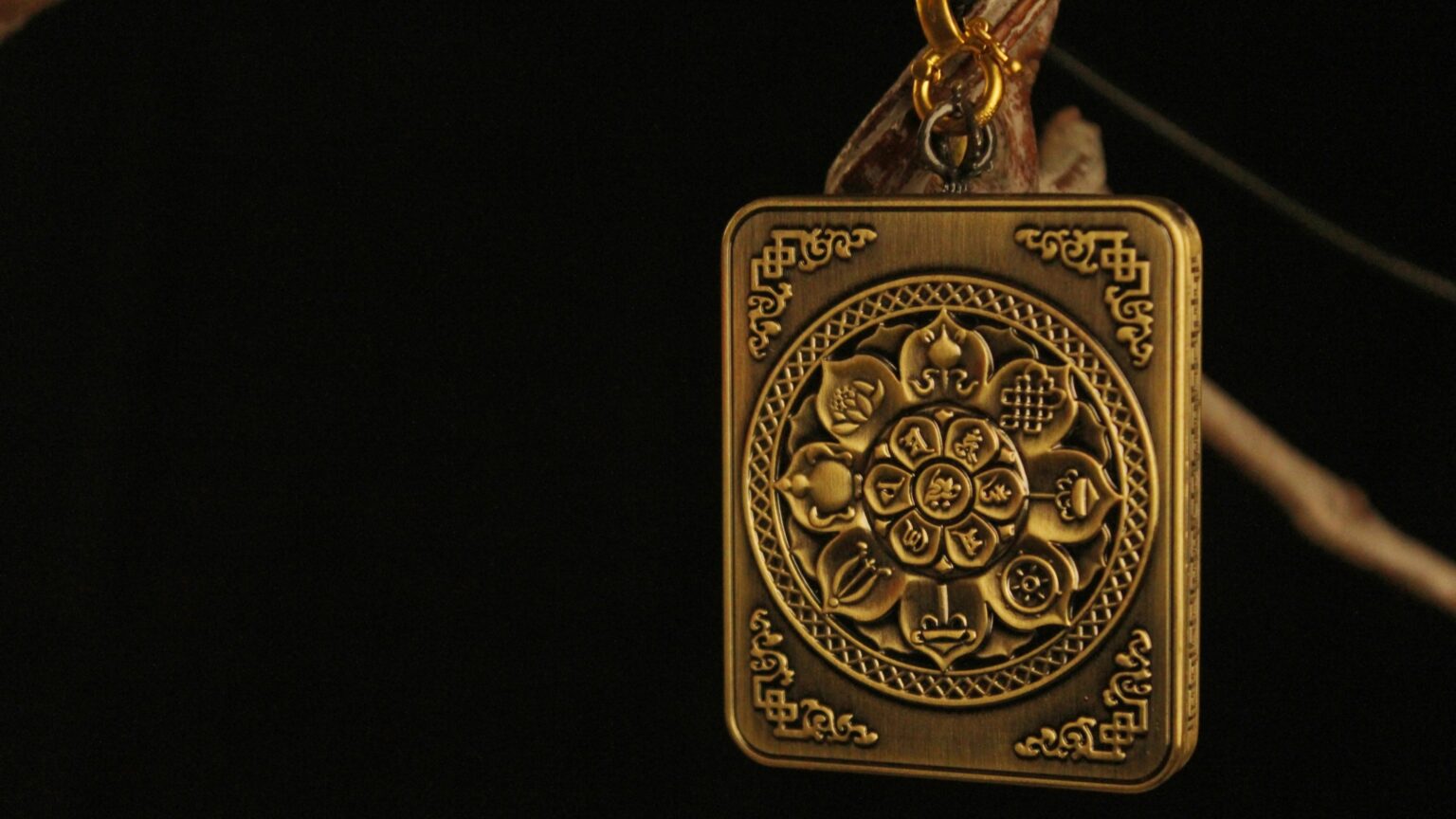 Handcrafted Blue Deity Thangka Pendant Necklace: A Refined Tibetan ...