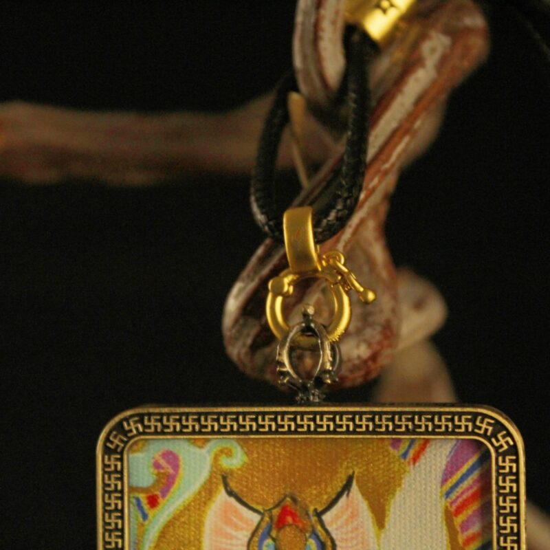 Celestial Fox Guardian Pendant – Contemporary Mythic Art - tanfog.com